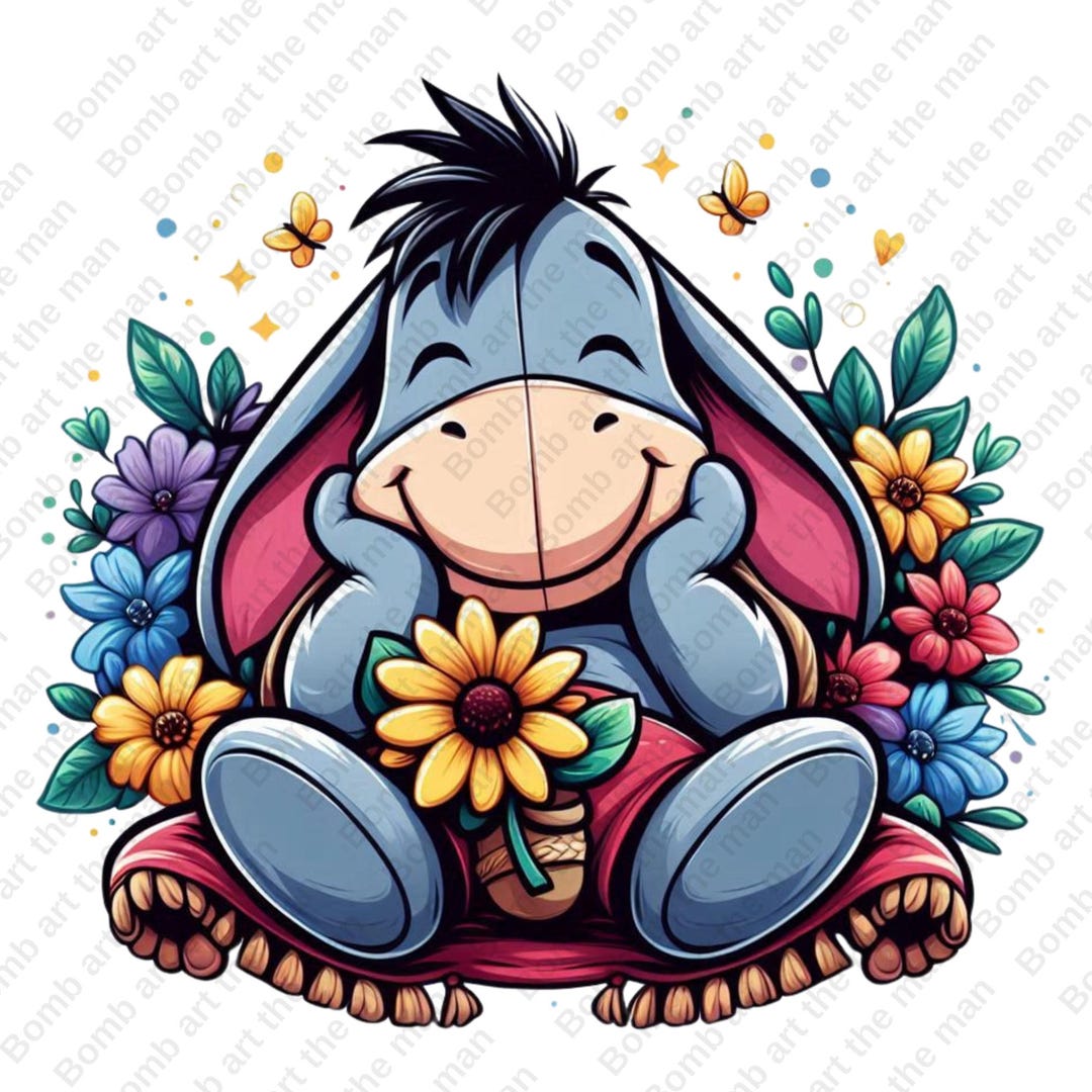 Eeyore Clipart, Cute Eeyore Png, Winnie the Pooh Png, Transparent ...
