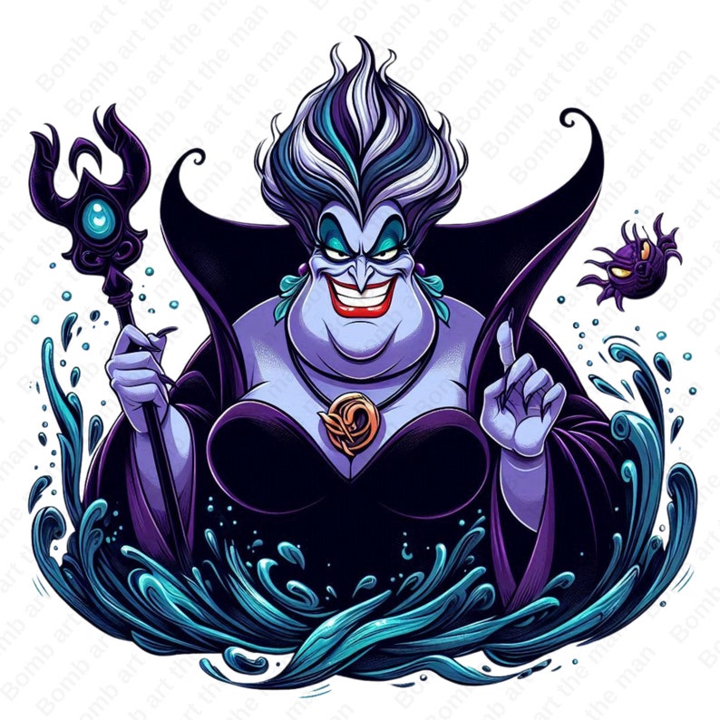 Villain Ursula Clipart, Princess Ariel Png, Sea Witch Png, the Little ...