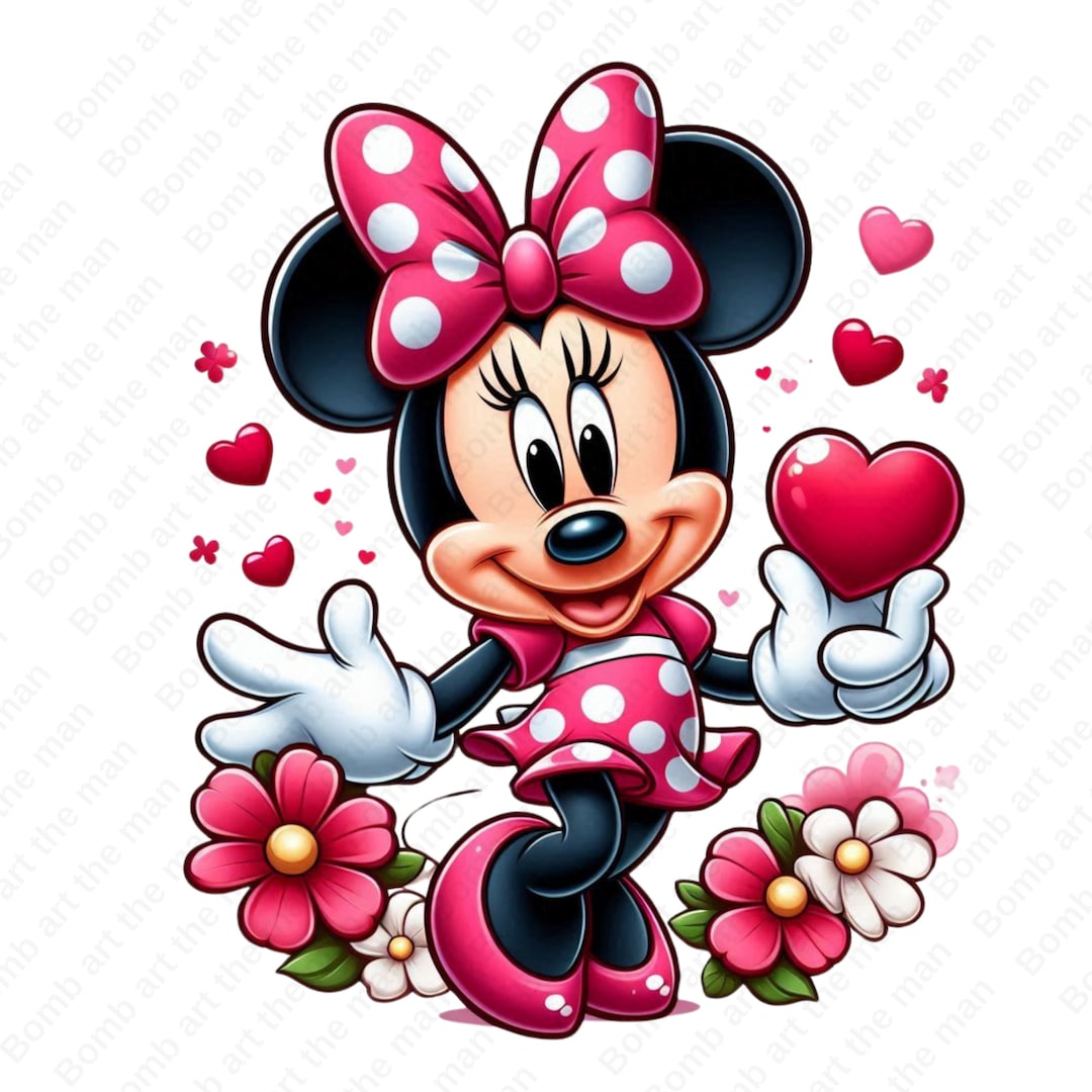Minnie Mouse Cute Clipart, Minnie Mouse Png, Transparent Design ...