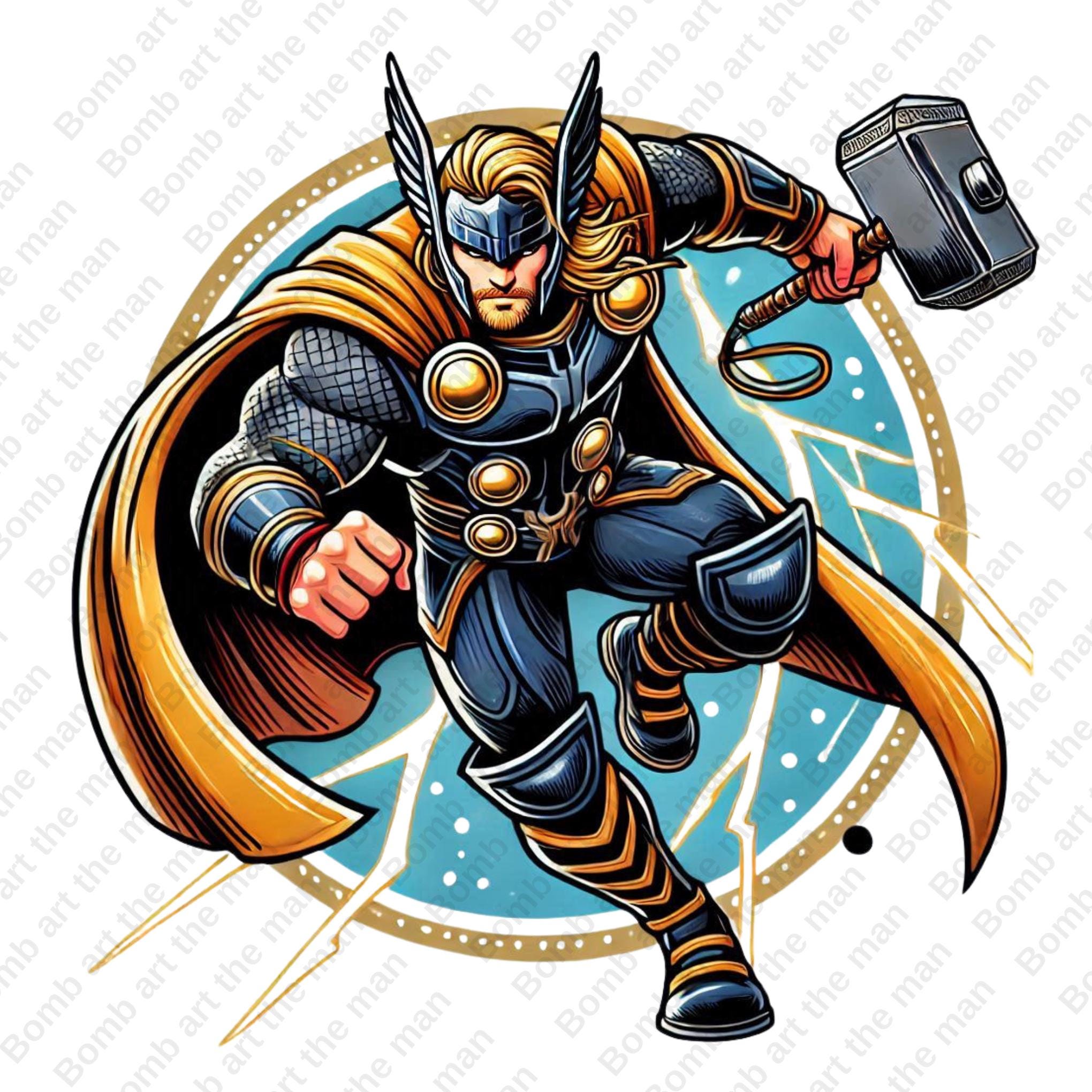 Thor Clipart, Thor Png, Super Hero Clipart, Super Hero Design ...