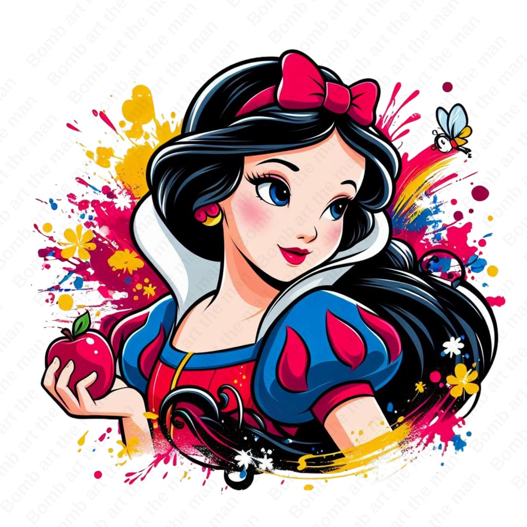 Snow White Clipart, Princess Png, Snow White Png, Princess Splash ...