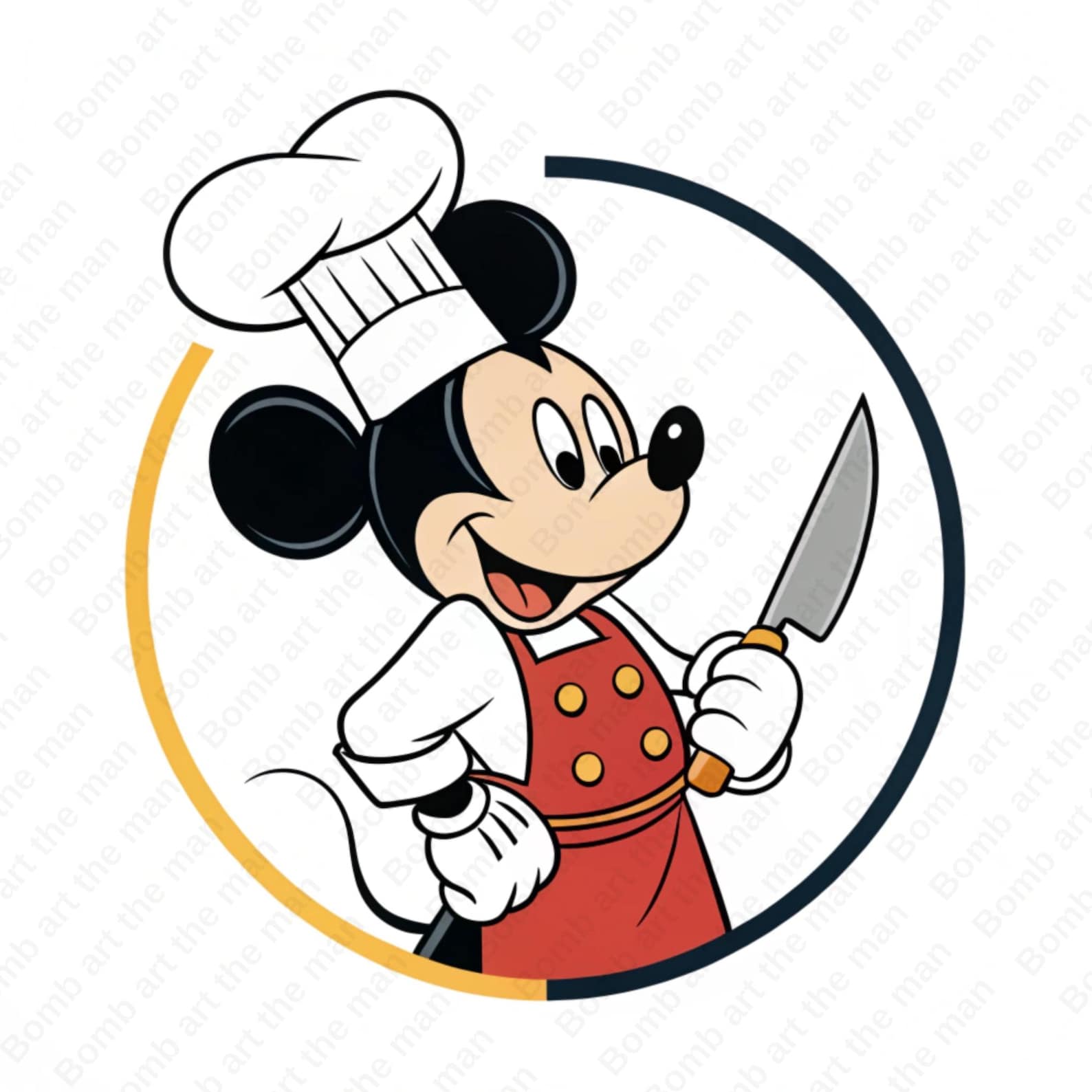 Mickey Mouse Kitchen Chef Clipart, Mickey Mouse Png, Kitchen Chef ...