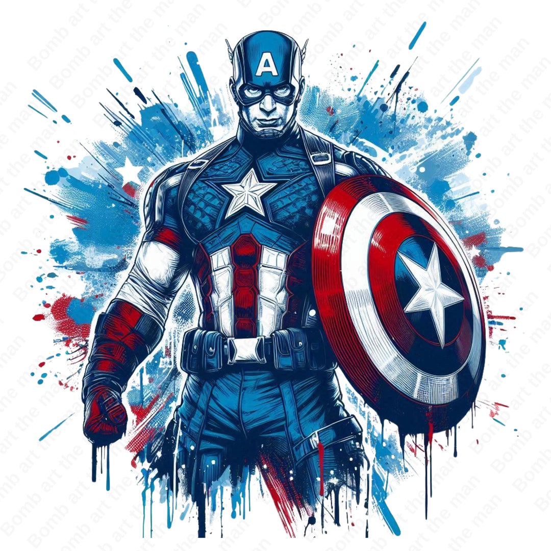 Captain America Clipart, Captain America Png, Super Hero Clipart, Super ...