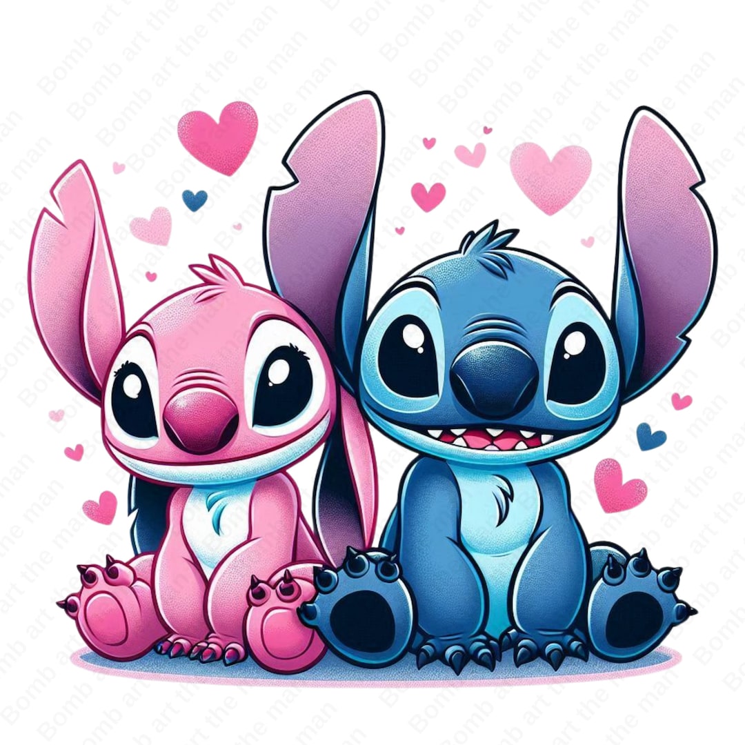 Stitch and Angel Clipart, Stitch and Angel Png, Transparent Design ...