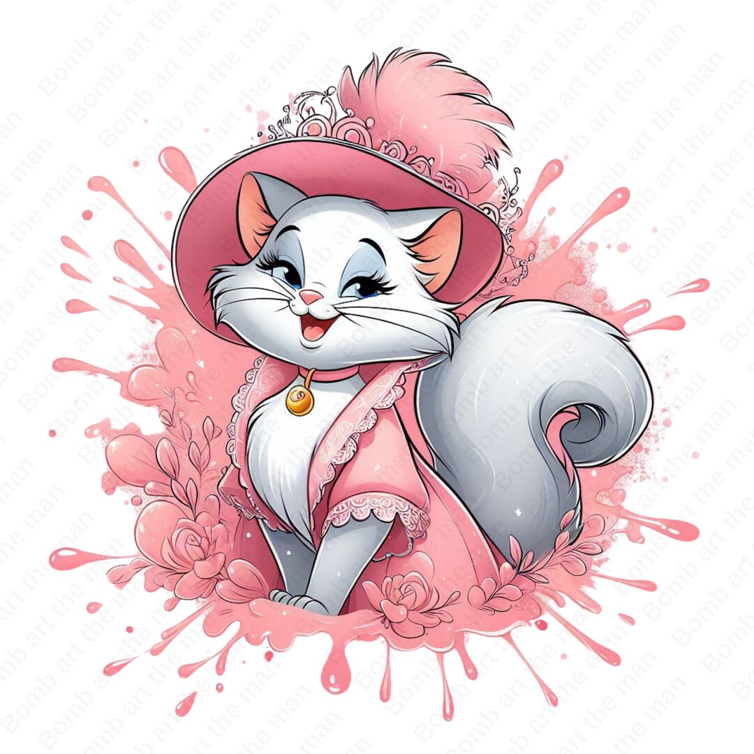 Aristocats Marie Png, Aristocats Clipart, Cartoon Clipart, Instant ...