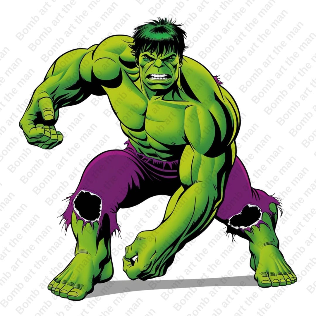 Hulk png, clipart de Hulk, superhéroe png, diseño de salpicadura de ...