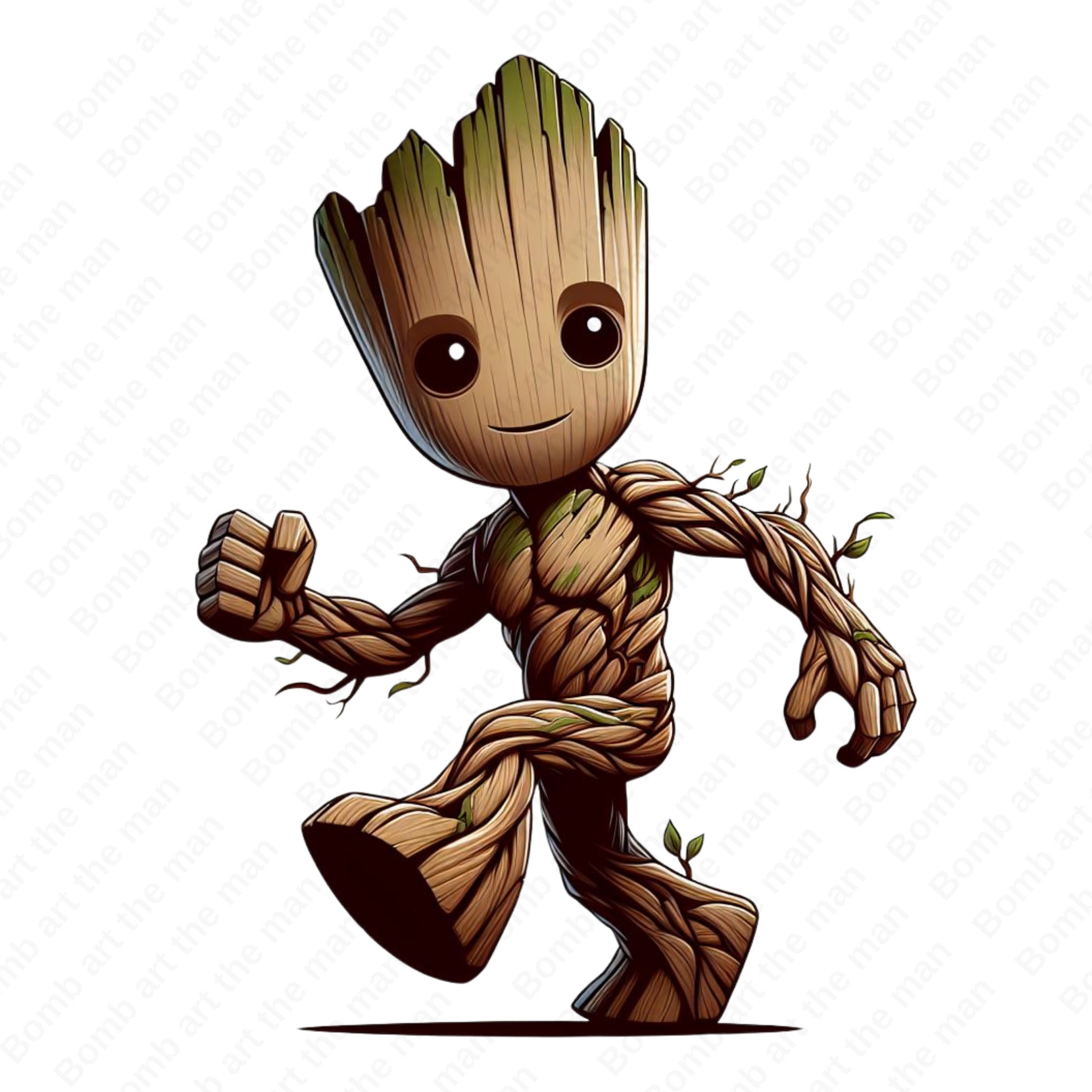 Groot Clipart, Groot Png, Guardians of Galaxy Png, Transparent Design ...