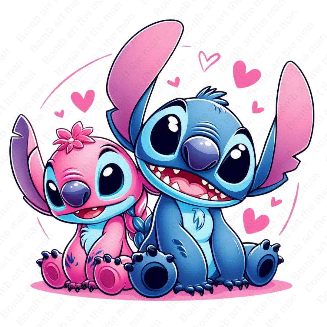 Stitch and Angel Clipart, Stitch and Angel Png, Transparent Design ...