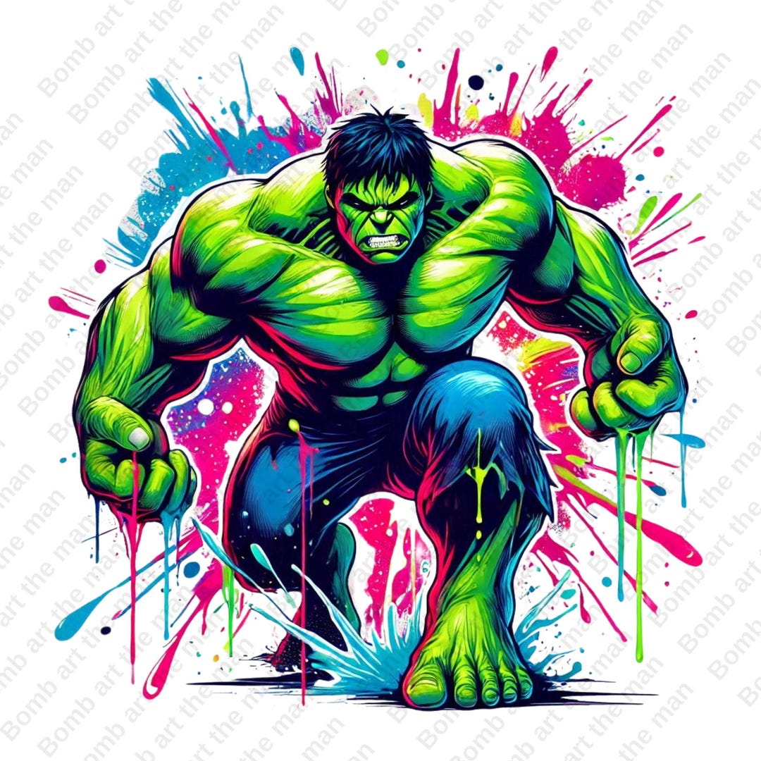 Hulk Png, Hulk Clipart, Super Hero Png, Hulk Splash Design, Transparent ...