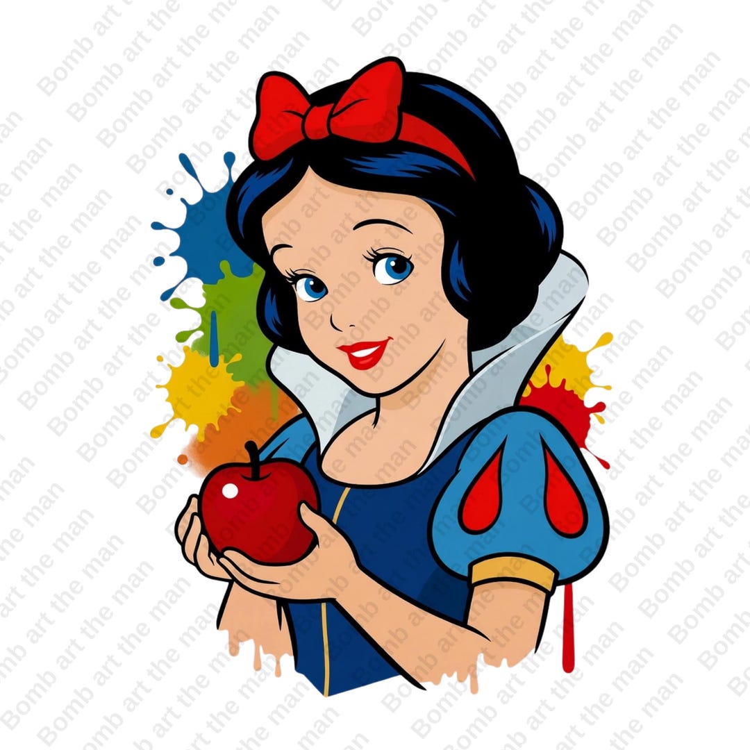 Snow White Clipart, Princess Png, Snow White Png, Princess Splash ...