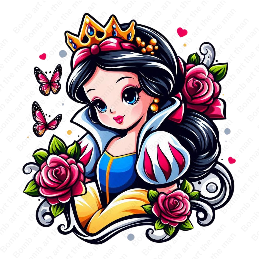 Snow White Clipart, Princess Png, Cute Snow White Png, Transparent ...