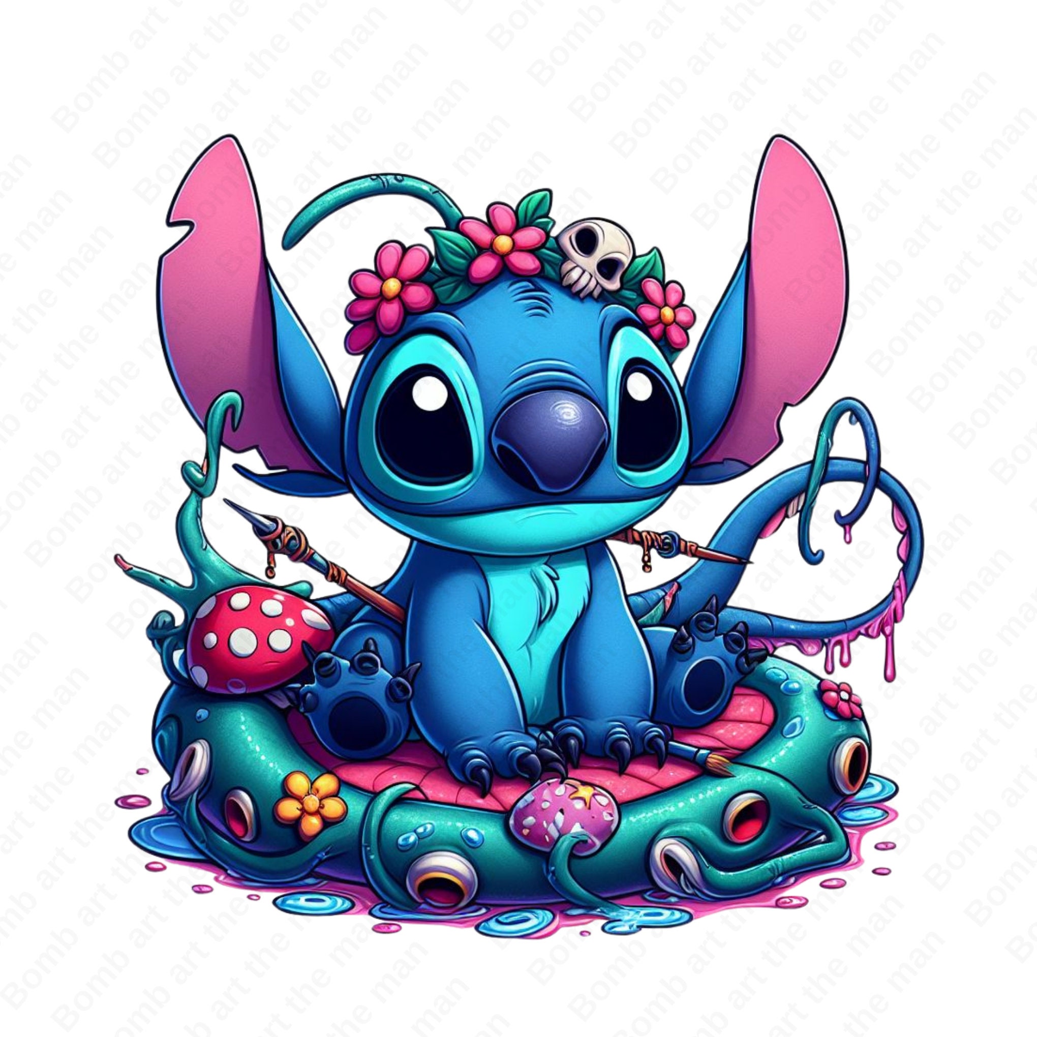 Cute Stitch Clipart, Stitch Png, Cute Cartoon Character, Transparent ...