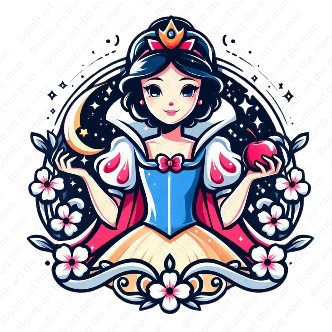 Snow White Clipart, Princess Png, Cute Snow White Png, Transparent ...