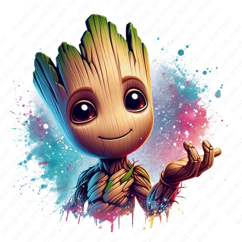 Groot Clipart, Groot Png, Guardians of Galaxy Png, Transparent Design ...