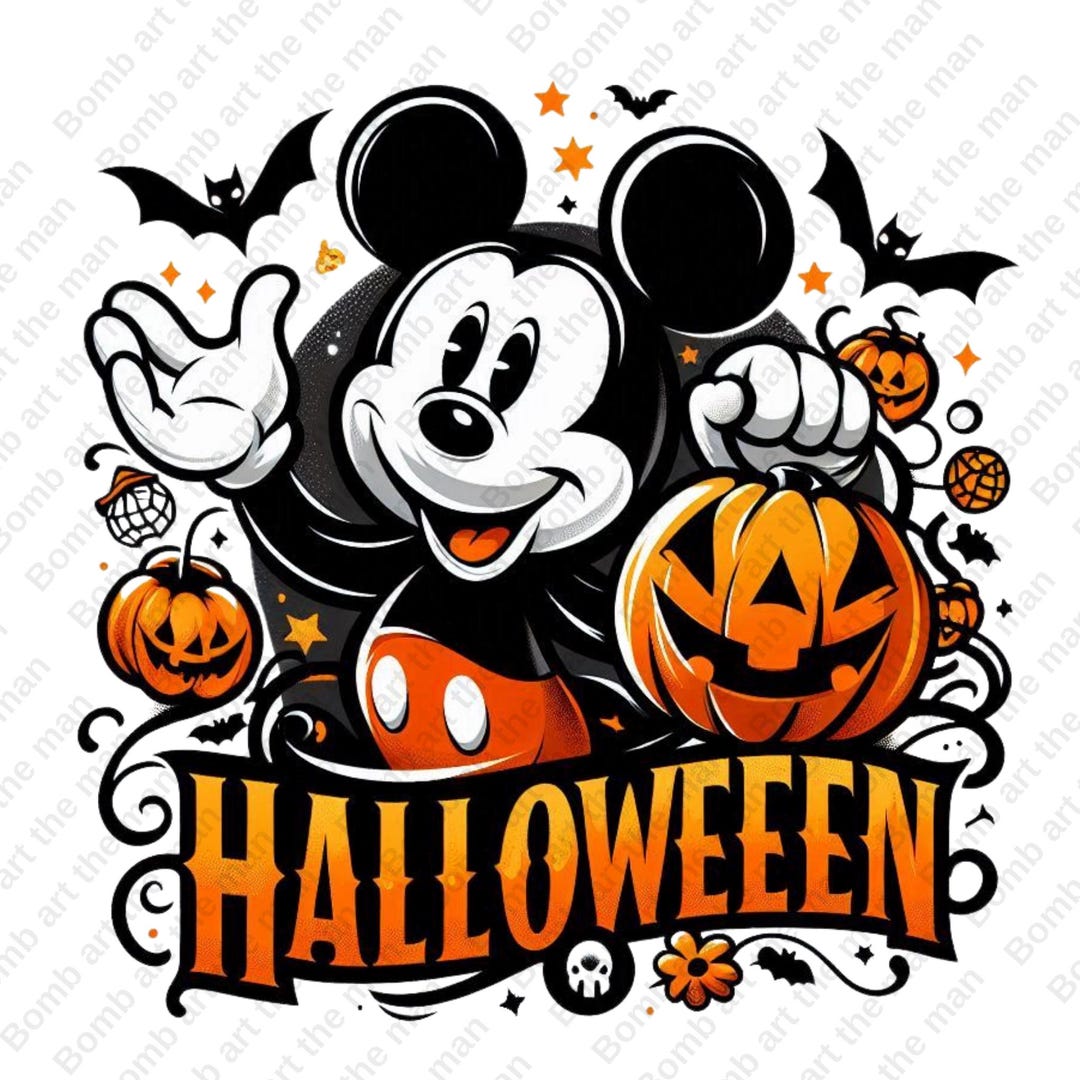 Mickey Mouse Halloween Clipart, Mickey Mouse Clipart, Happy Halloween ...