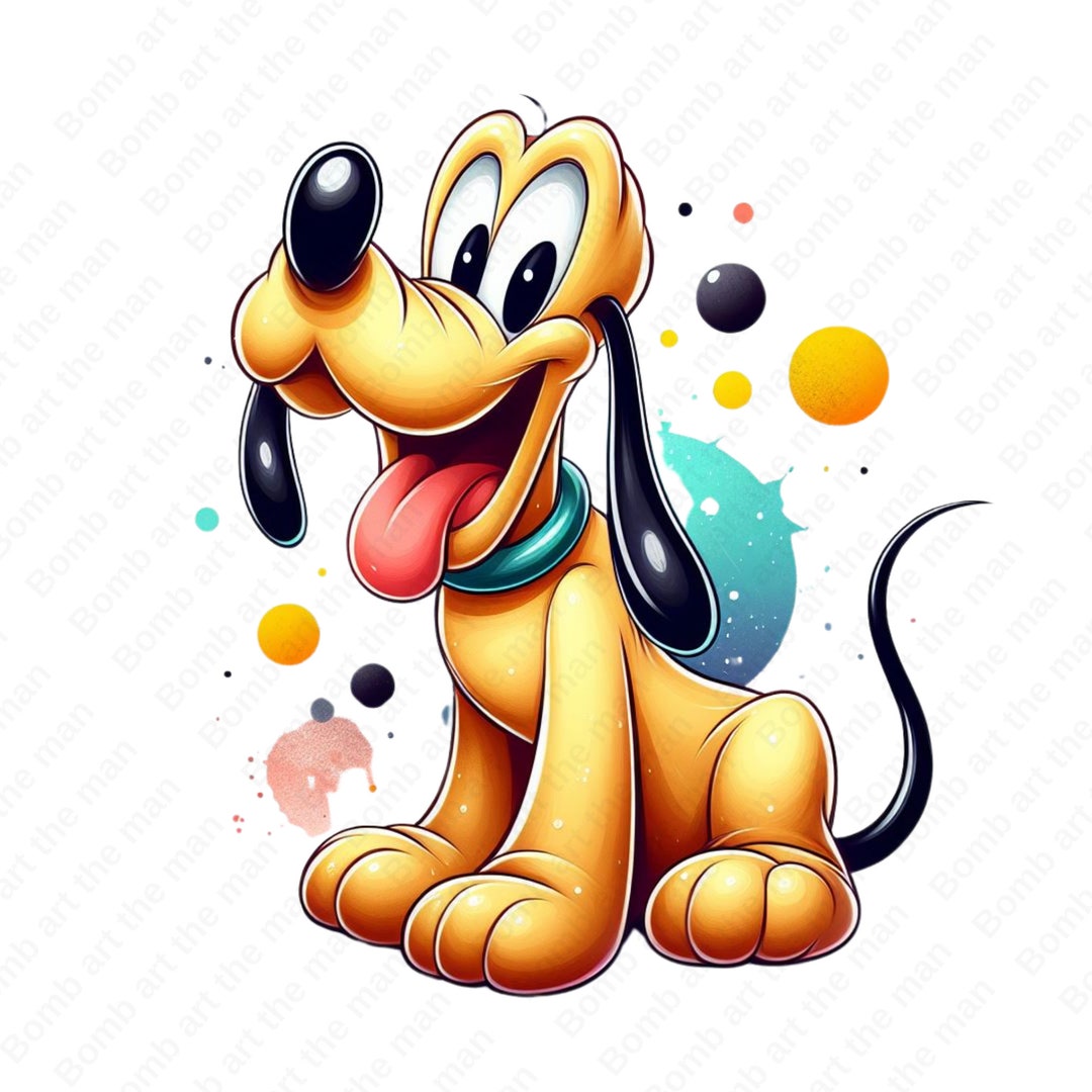 Pluto Cute Clipart, Pluto Dog Png, Cute Yellow Dog, Cartoon Character ...