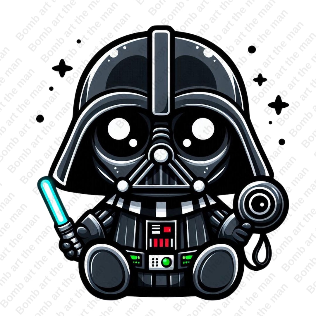 Cute Darth Wader Clipart, Star Wars Chacarcters, Darth Wader Png ...