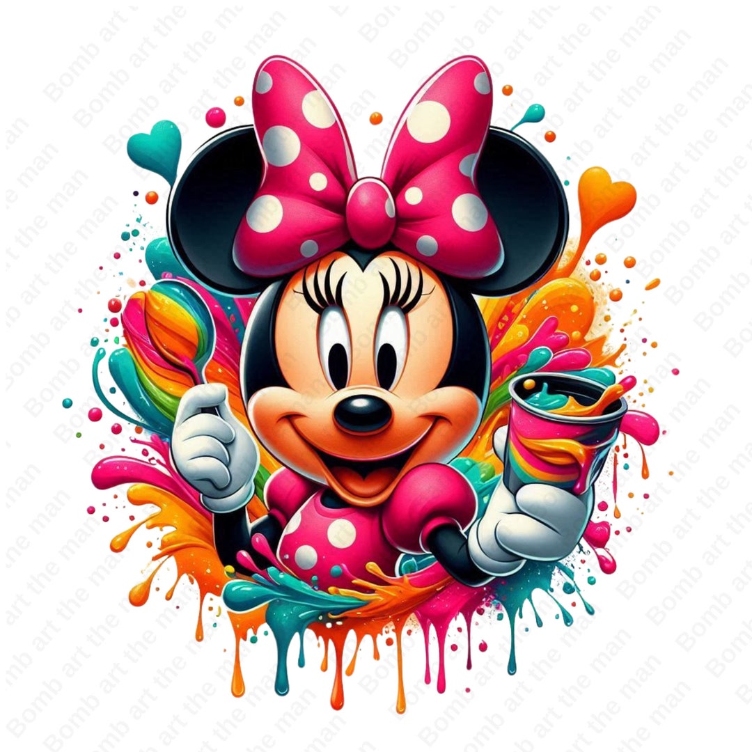 Minnie Mouse Cute Clipart, Minnie Mouse Png, Transparent Design ...