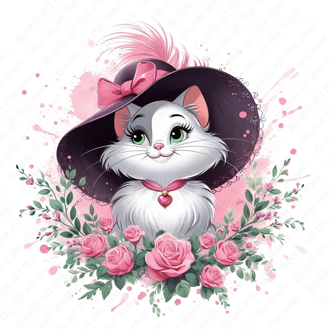 Aristocats Marie Png, Aristocats Clipart, Cartoon Clipart - Etsy