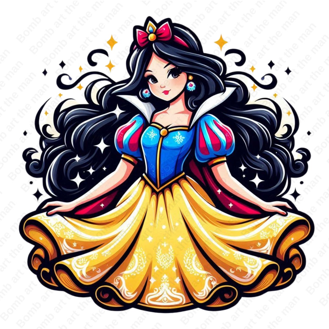 Snow White Clipart, Princess Png, Cute Snow White Png, Transparent ...