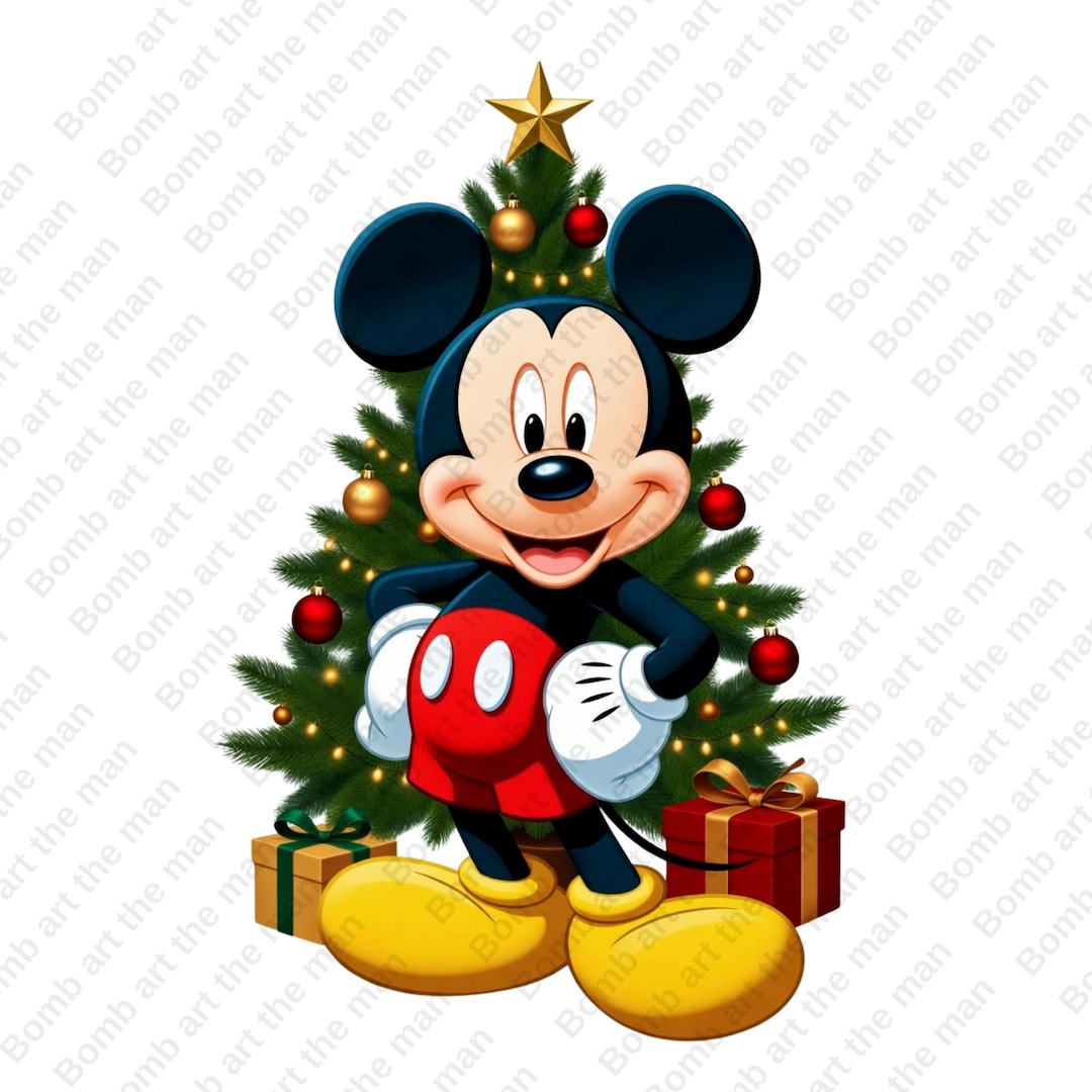 Mickey Mouse Christmas Clipart, Merry Christmas Png, Mickey Mouse Png ...