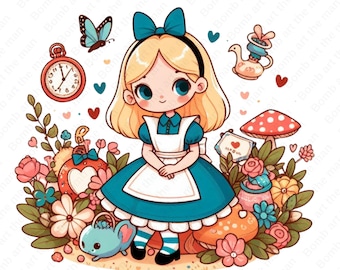 Alice in Wonderland Cricut Svg, Alice Svg, Alice in Wonderland Png ...