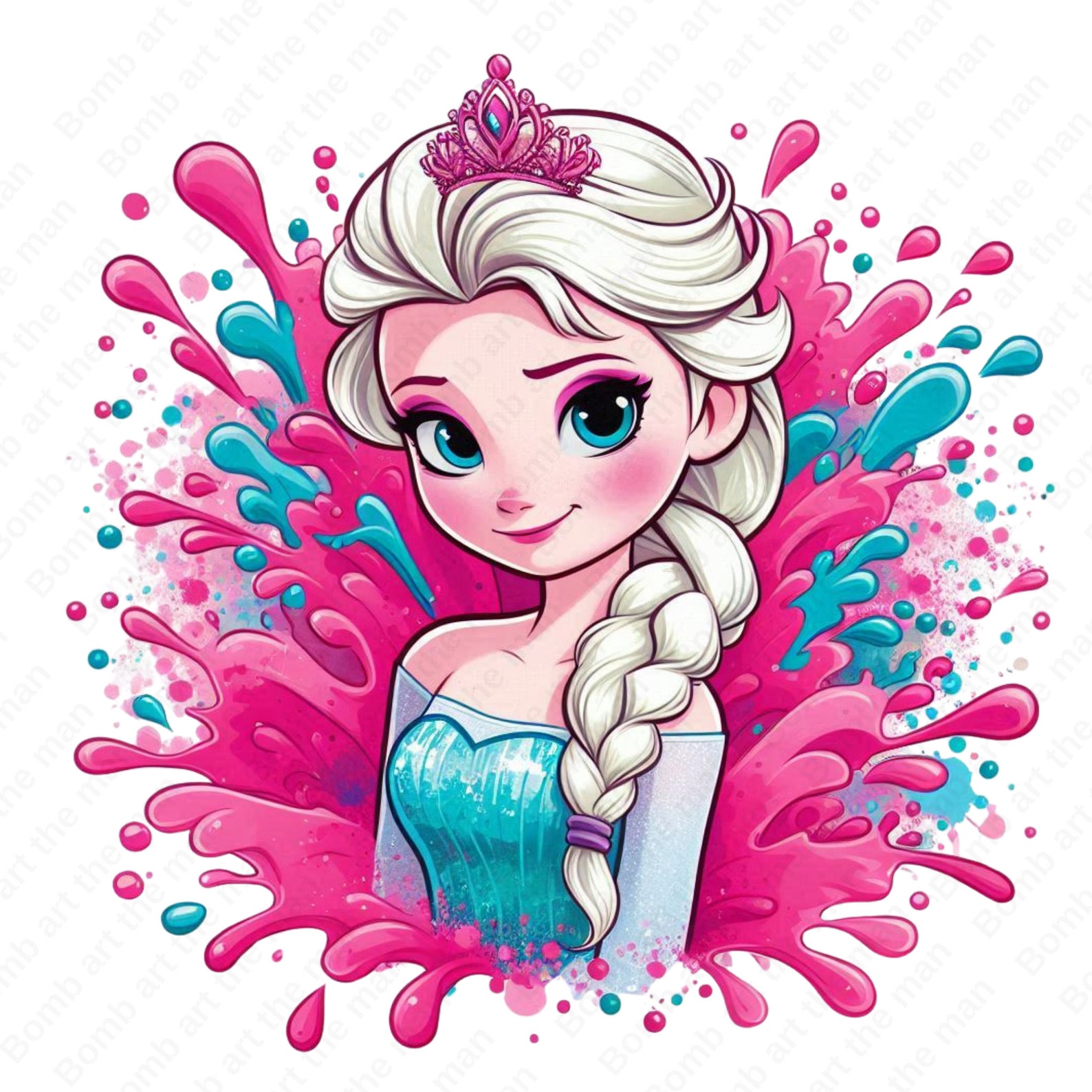 Frozen Princess Clipart, Princess Elsa Clipart, Elsa Splash Png, Frozen ...