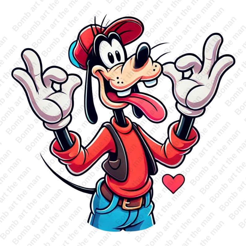 Goofy Cute Clipart, Goofy Png, Cute Cartoon Characters, Transparent ...