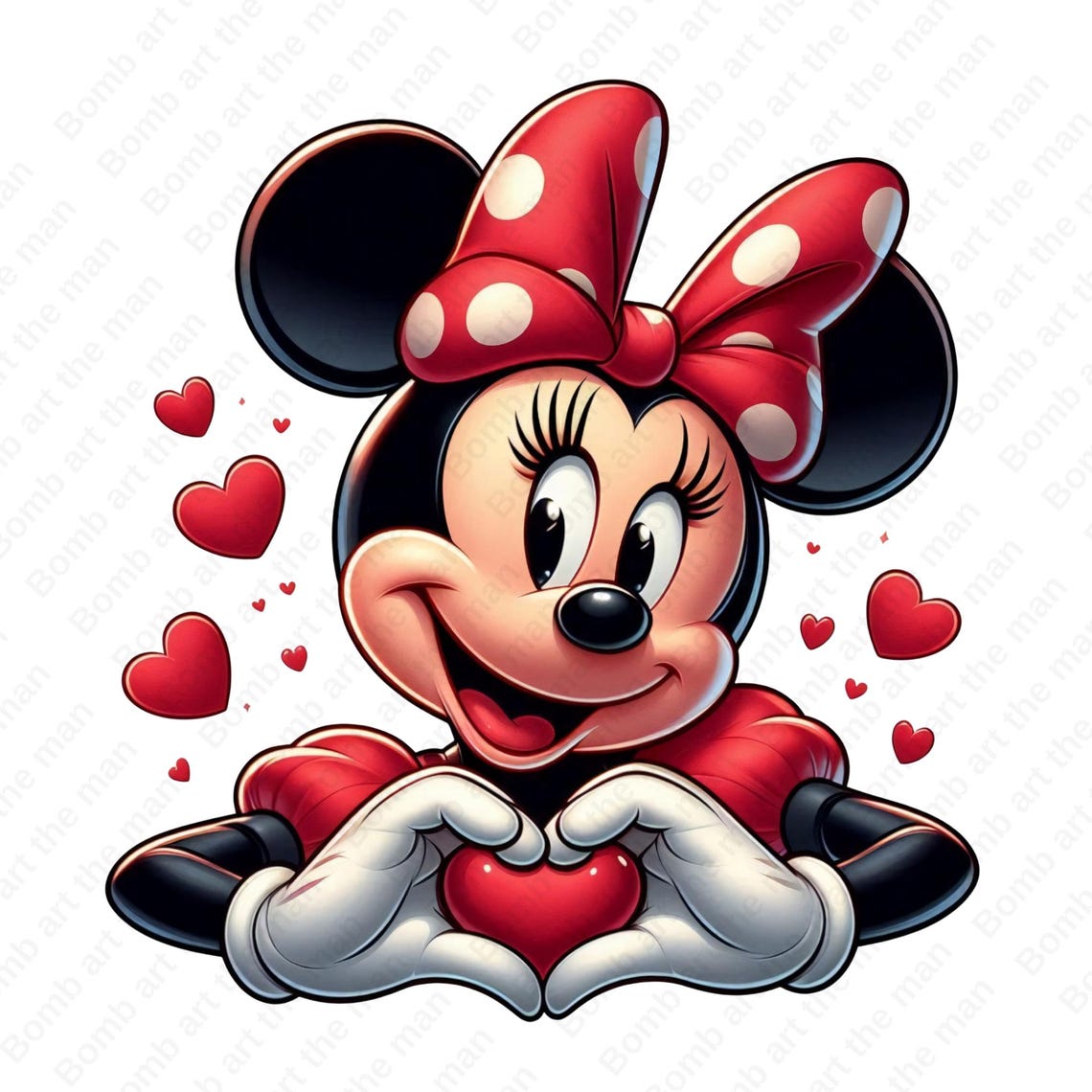 Imágenes prediseñadas de manos de Minnie Mouse, diseño de manos de amor ...