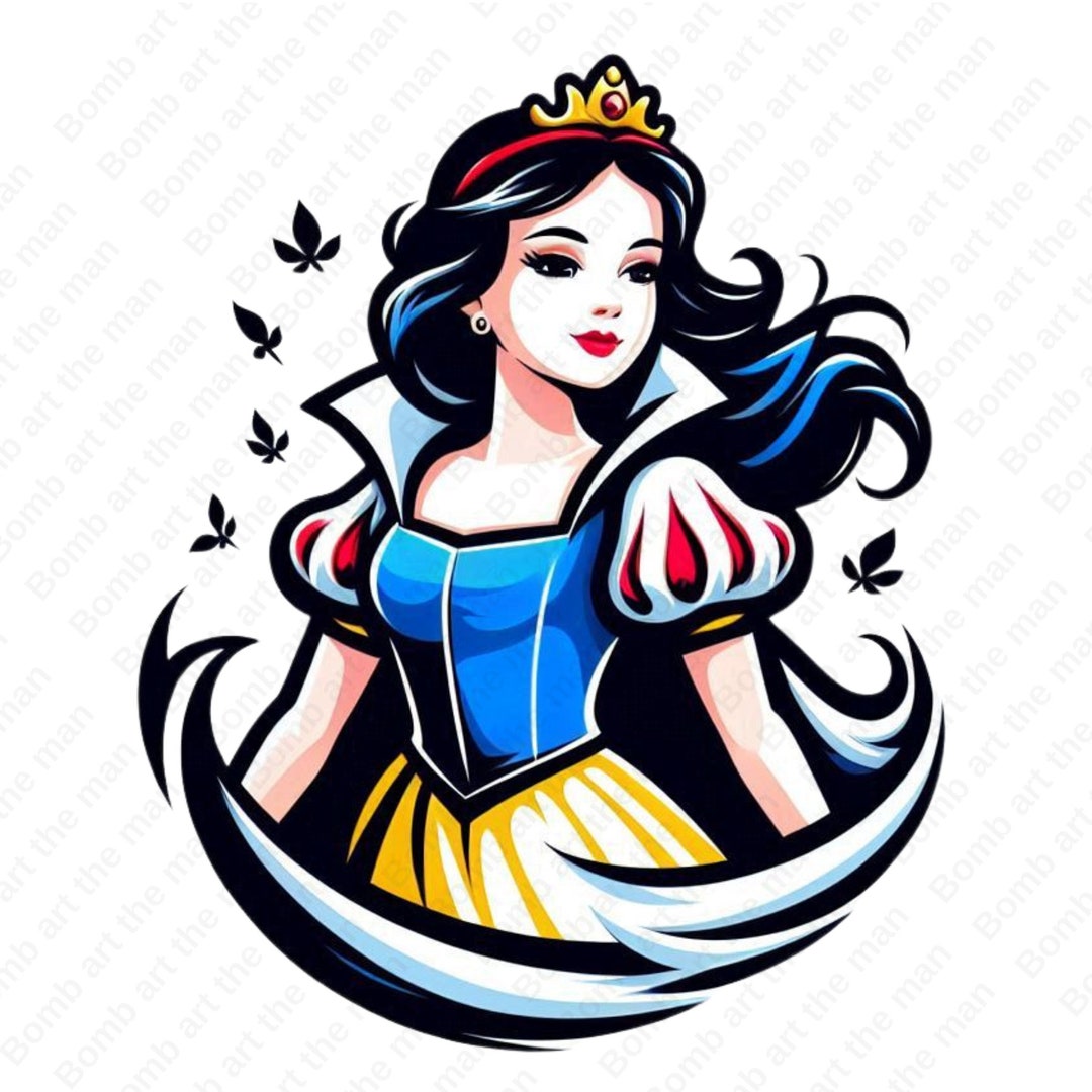 Snow White Clipart, Princess Png, Cute Snow White Png, Transparent ...