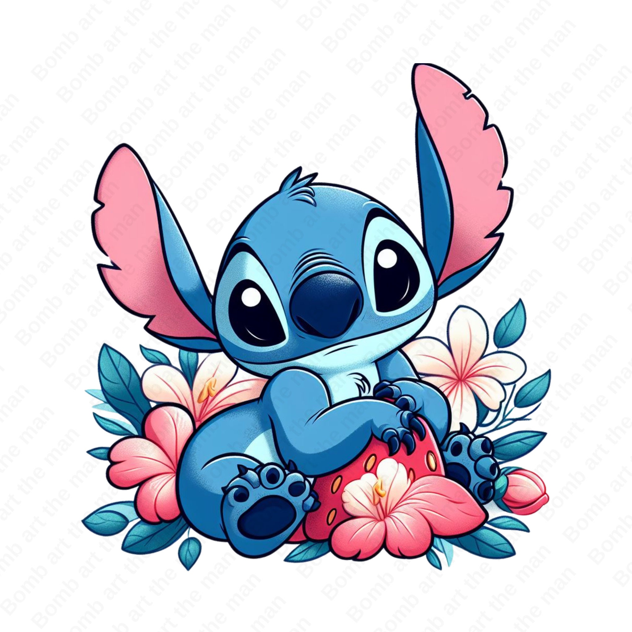 Stiche mit Blumen, transparentes Design, digitaler Download - süsse ...