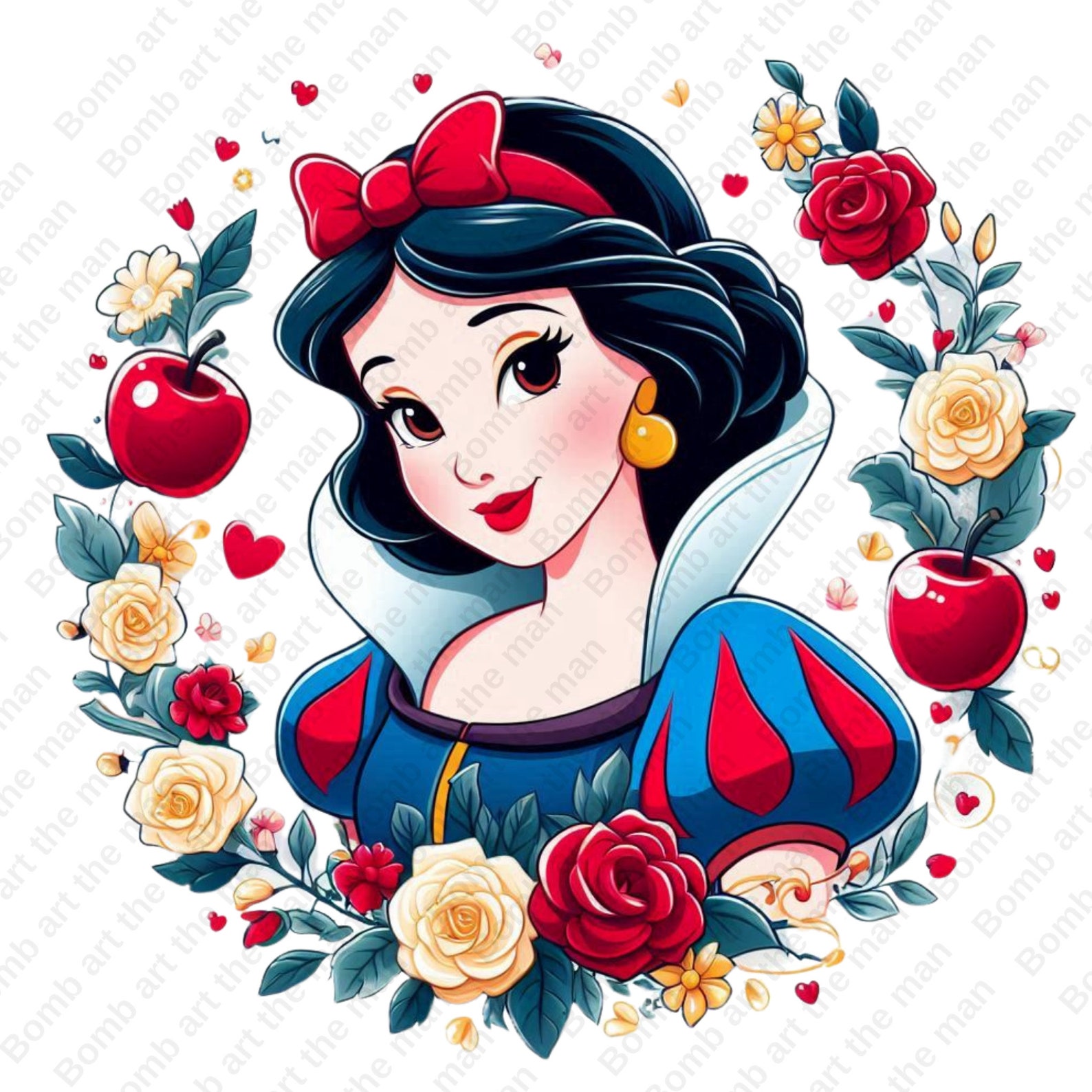Snow White Clipart, Princess Png, Cute Snow White Png, Transparent ...