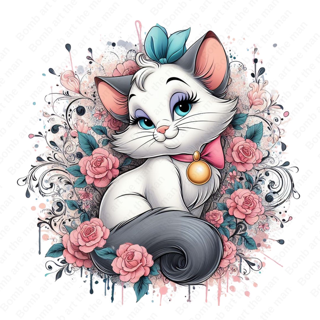 Aristocats Marie Png, Aristocats Clipart, Cartoon Clipart, Instant ...