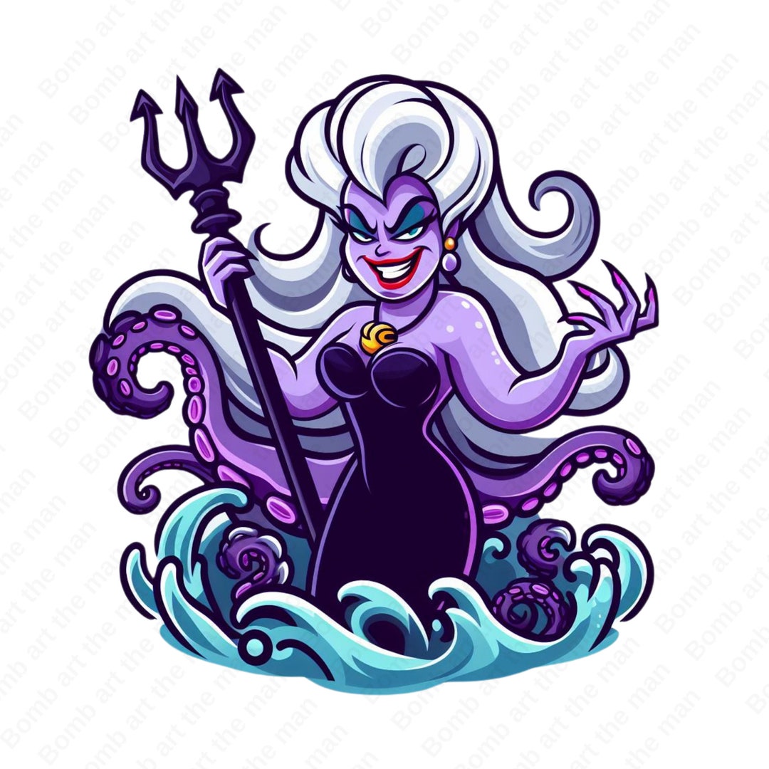 Villain Ursula Clipart, Princess Ariel Png, Sea Witch Png, Transparent ...