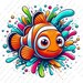 Finding Nemo Png, Finding Nemo Clipart, Nemo Color Splash Design ...