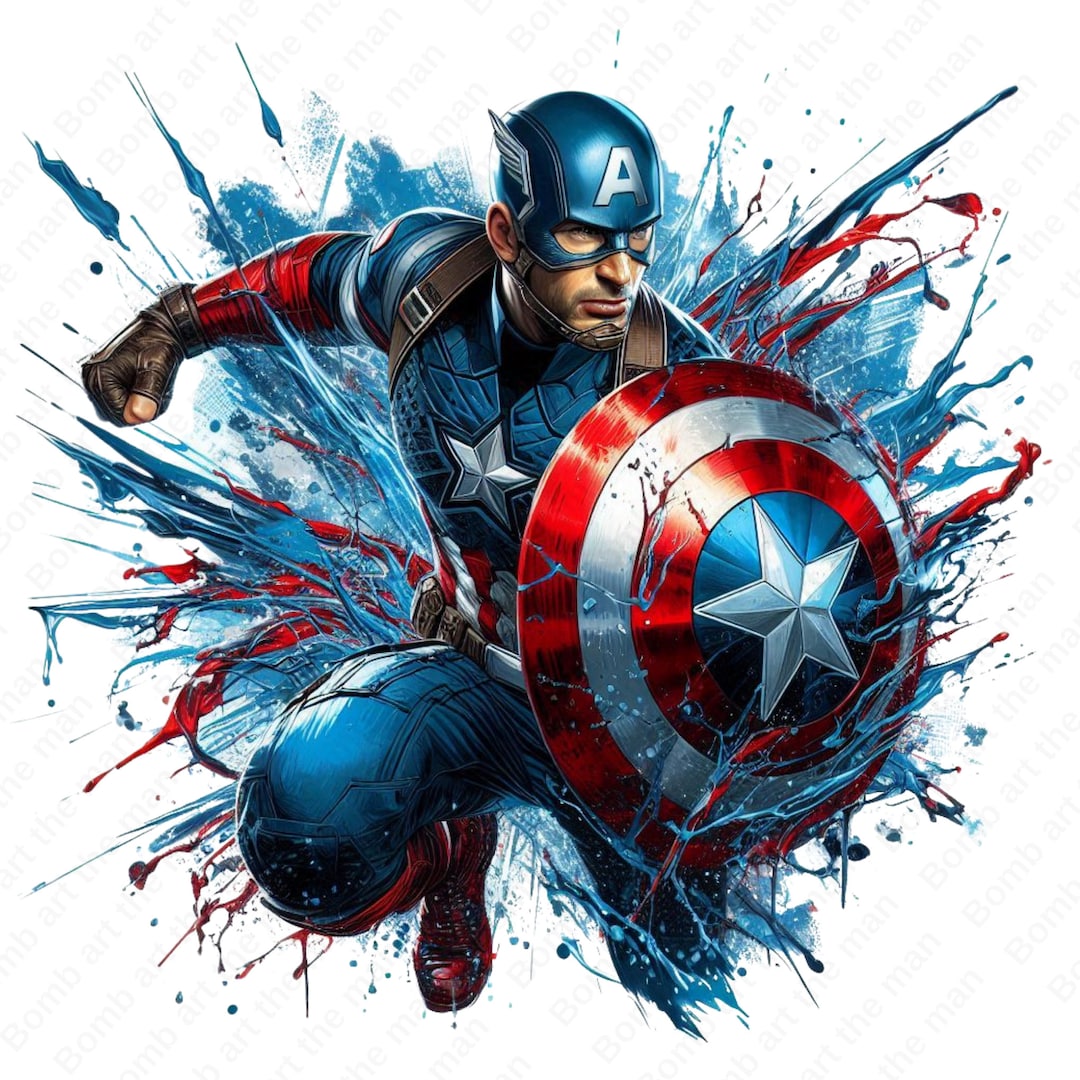 Captain America Clipart, Captain America Png, Super Hero Clipart, Super ...