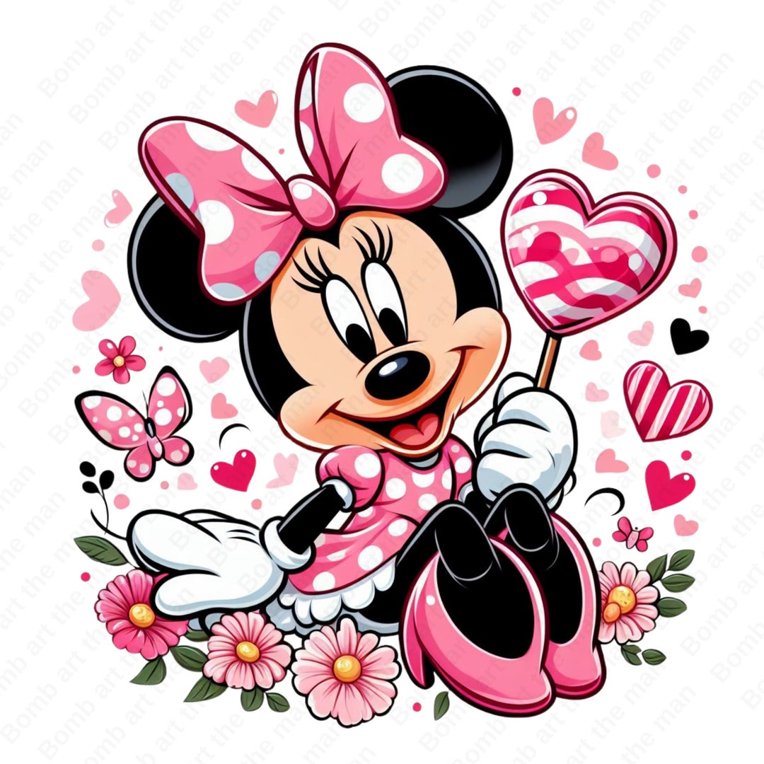 Minnie Mouse Cute Clipart, Minnie Mouse Png, Transparent Design ...