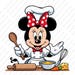 Minnie Mouse Kitchen Chef Clipart, Minnie Mouse Png, Kitchen Chef ...