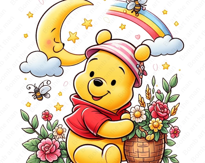 Winnie the Pooh Hero Clipart, Winnie the Pooh Png, Hero Png, Cute ...