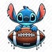American Football Clipart, Cute Stitch Clipart, Stitch Football Png ...