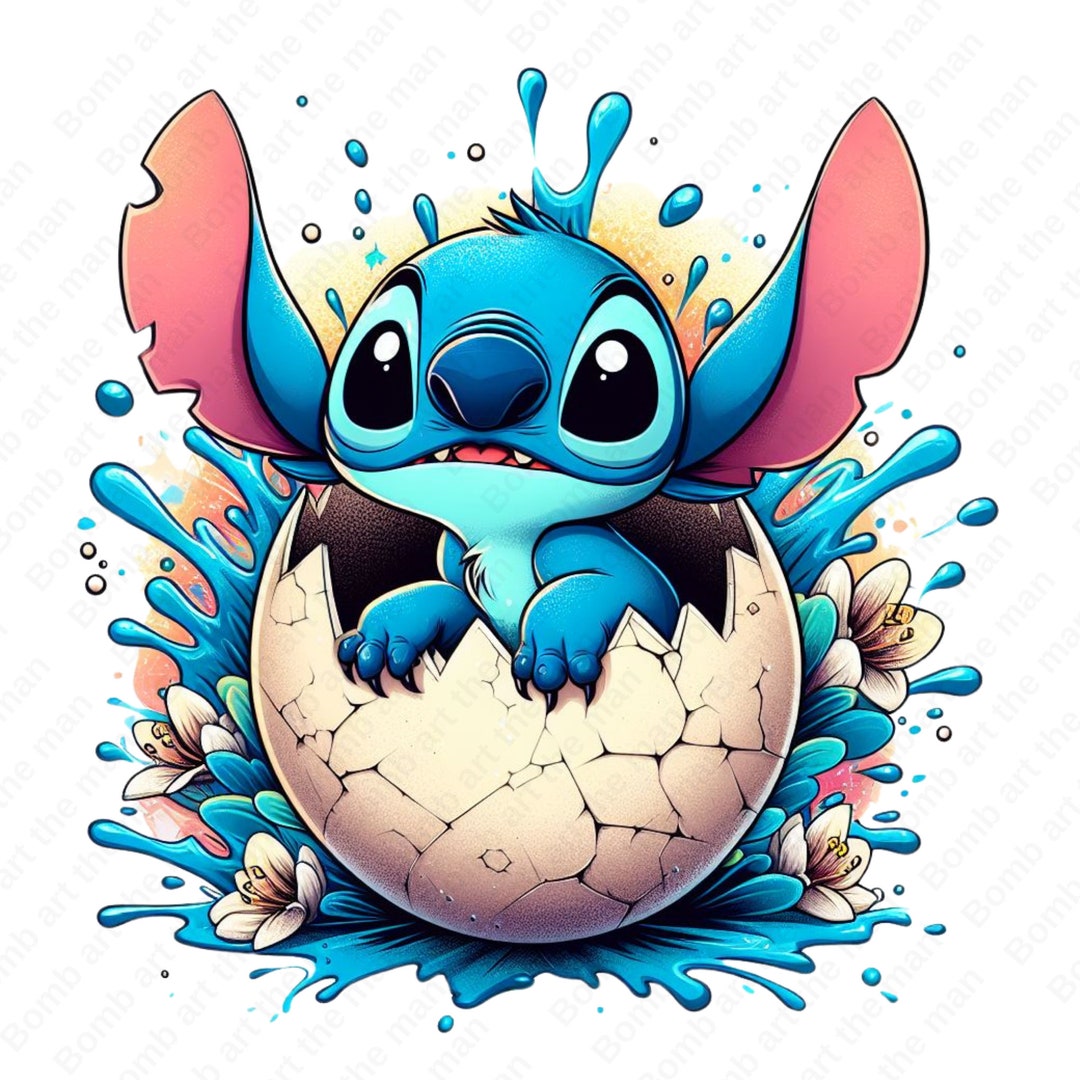 Stitch Cute Clipart, Baby Stitch Png, Stitch Cute Clipart, Instant ...