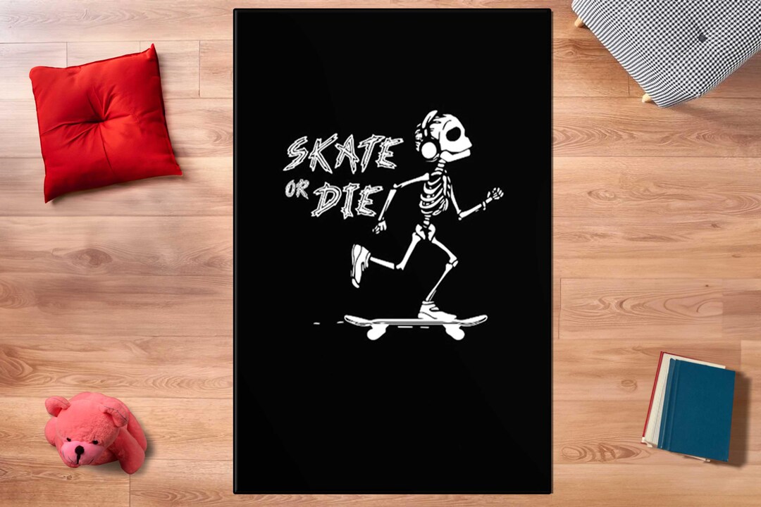 Skateboard Rug,sports Rug,teens Room Rug,skateboard,rug,room Rug,gift ...