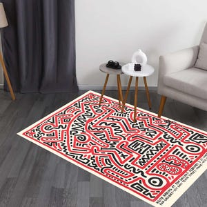 Keith Haring Rug - Etsy