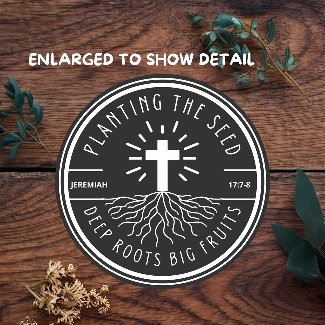 Faith Stickers, Seed Stickers,affirmations Decal, Planting Seeds ...