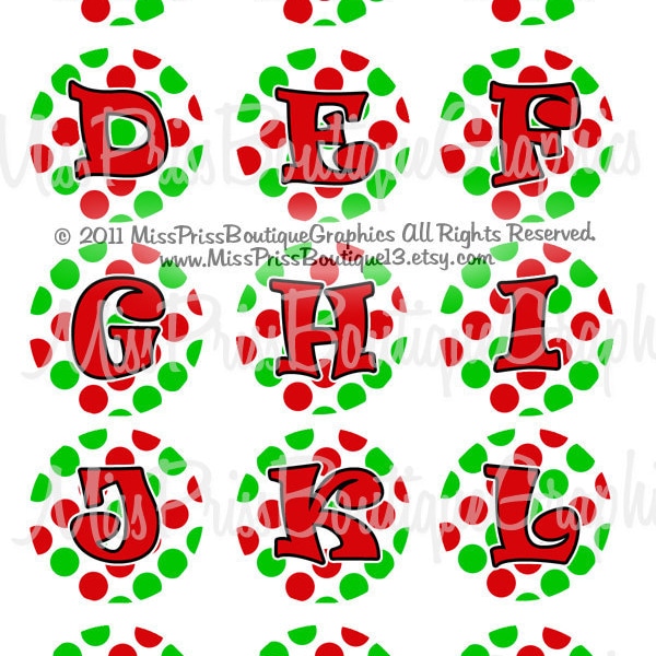 Alphabet Buttons - Etsy