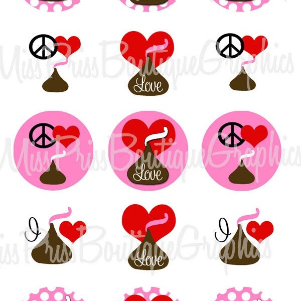 4x6 FUN GIRLY PEACE Instant Download Fun Girly Peace Signs Designs One ...