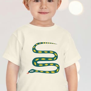 Cute Snake Tshirt Toddler Shirt Snake Graphic Tee Retro Hand Drawn ...