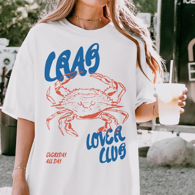Vintage Seafood Shirt - Etsy