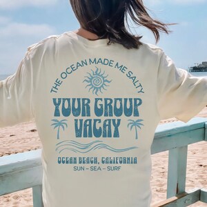 Custom Vacation Shirt, Custom Beach Shirts, Custom Family Shirts, Beach ...
