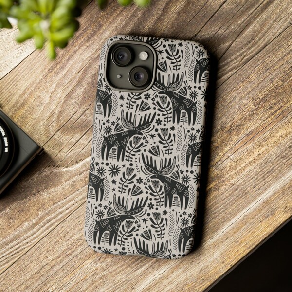 Moose Phone Case - Etsy